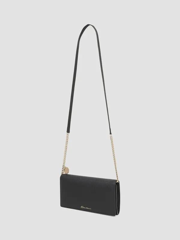 Santoni Wallet-on-chain Leather Crossbody Bag