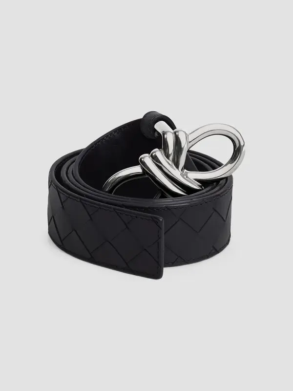 Bottega Veneta Andiamo Knot-belt Leather Belt