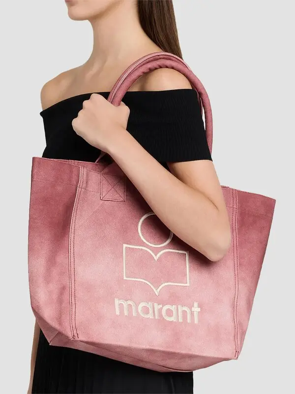 Isabel Marant Étoile Yenky Small Cotton Canvas Tote Bag