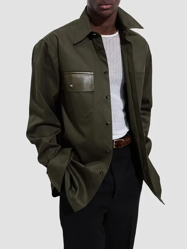 Bottega Veneta Light Cotton Gabardine Shirt