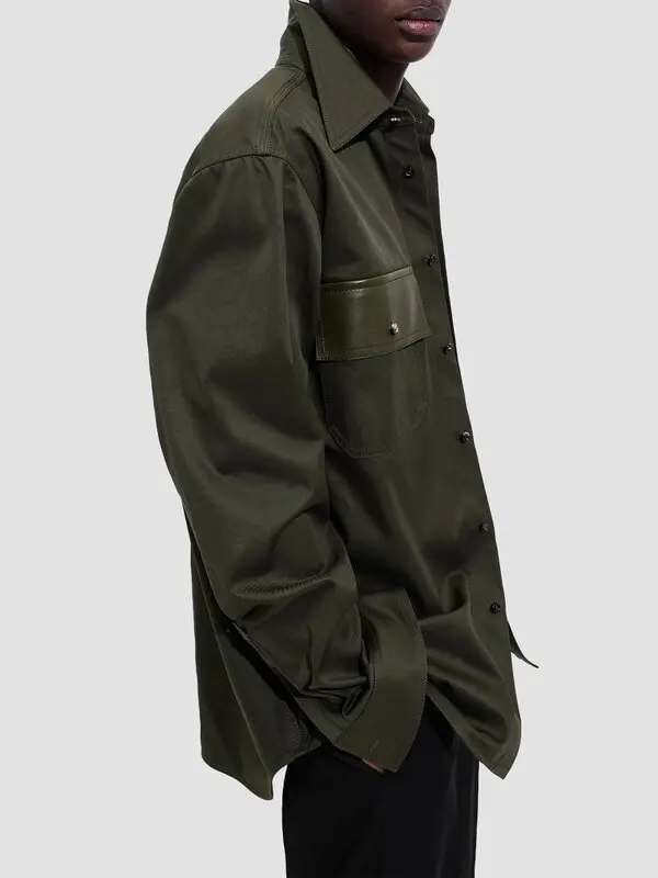Bottega Veneta Light Cotton Gabardine Shirt