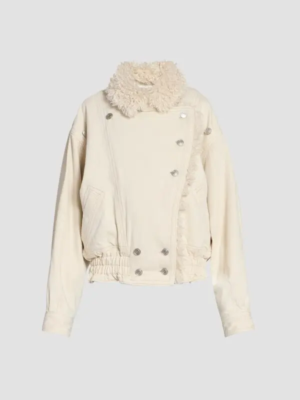 Isabel Marant Étoile Valineo Sherpa-lined Denim Jacket