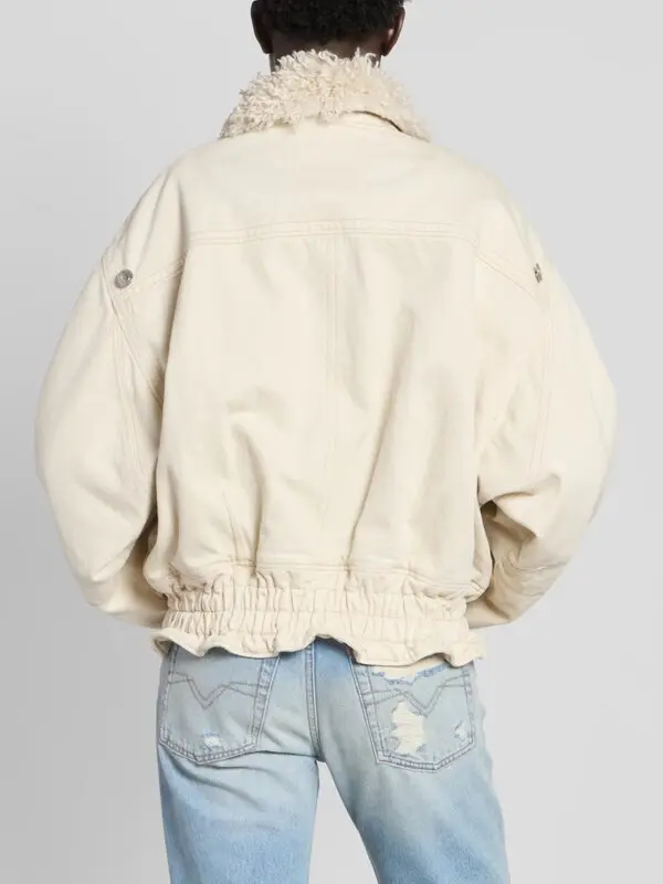 Isabel Marant Étoile Valineo Sherpa-lined Denim Jacket