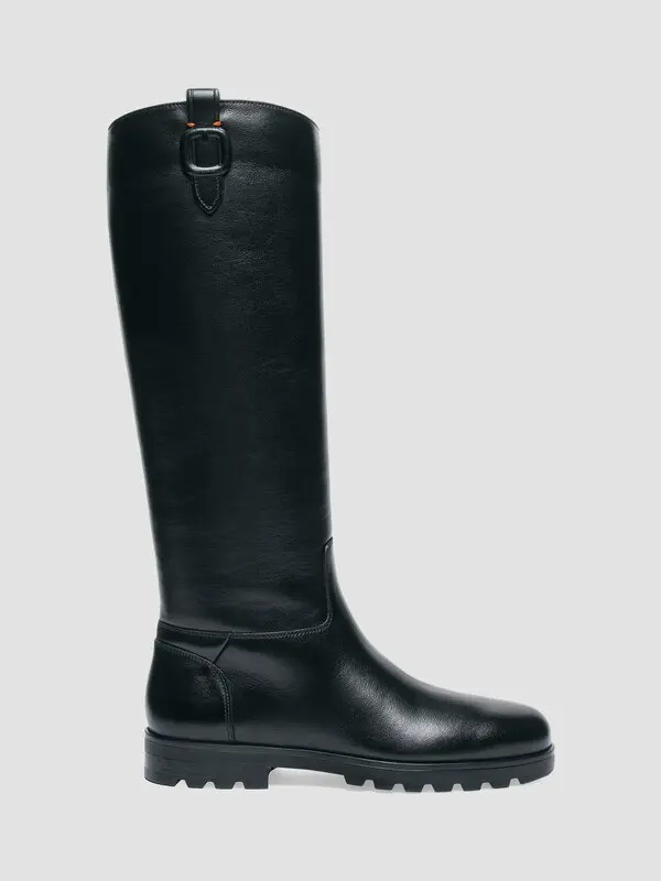 Santoni Bess Leather Knee-high Boots
