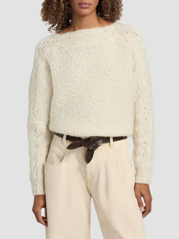 Isabel Marant Étoile Lecce Reversible Snake-embossed Leather Belt