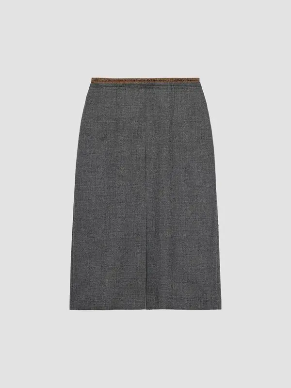 Prada Rush Stitch Midi Skirt