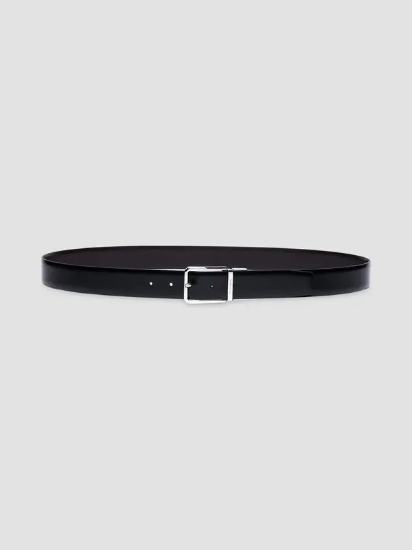 Santoni Leather 35mm Reversible Belt