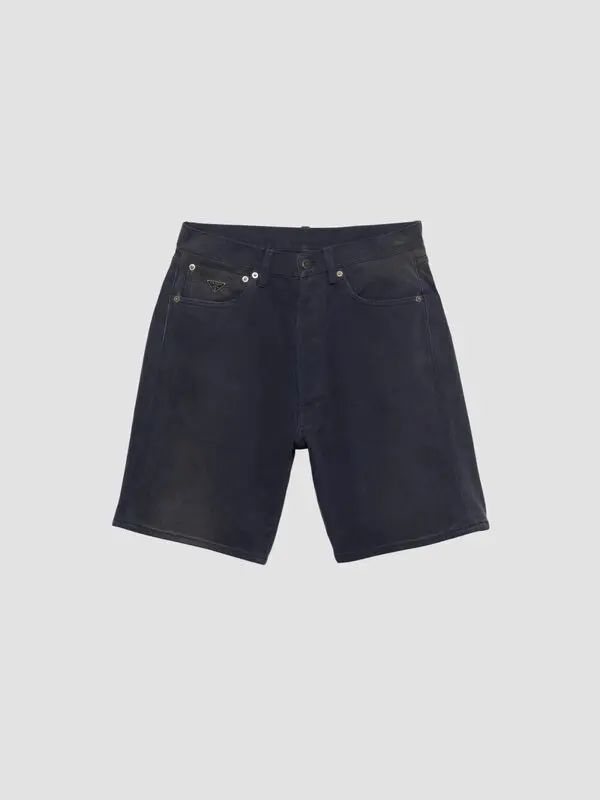 Prada Denim Bermuda Shorts