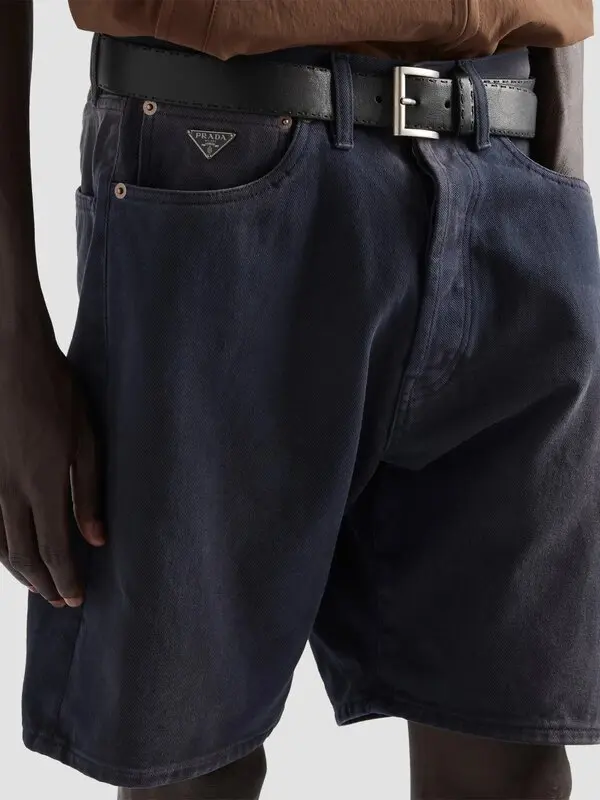 Prada Denim Bermuda Shorts