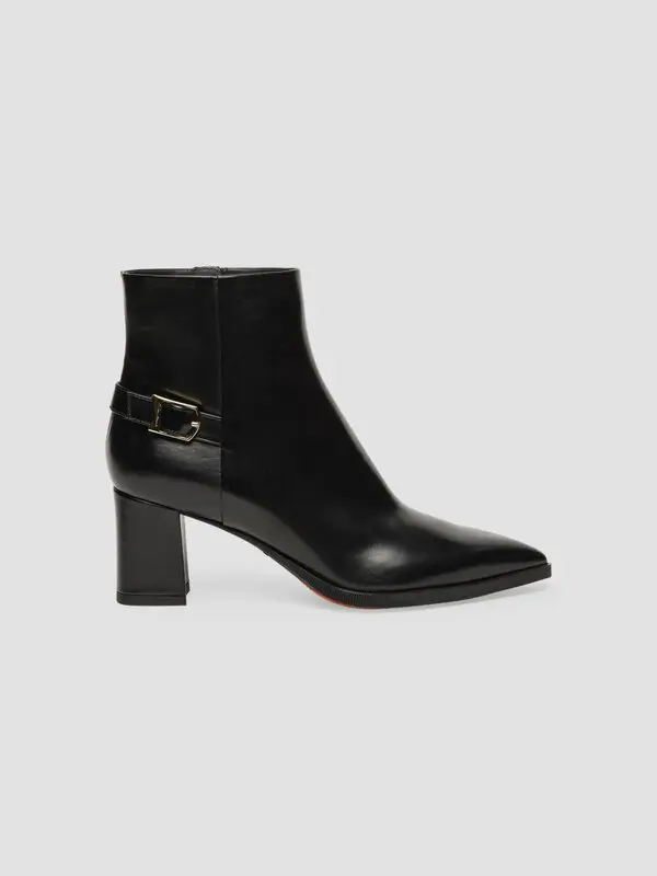 Santoni 65mm Leather Ankle Boots