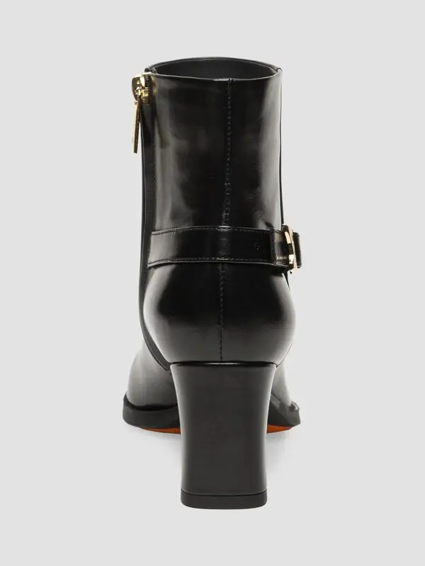 Santoni 65mm Leather Ankle Boots