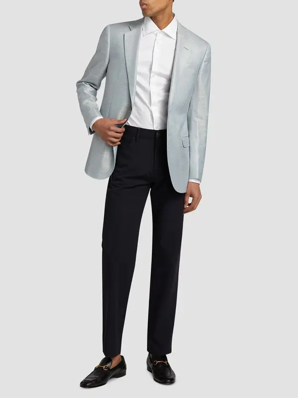 Giorgio Armani Cotton Long-sleeve Dress Shirt