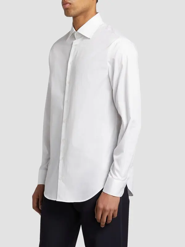 Giorgio Armani Cotton Long-sleeve Dress Shirt