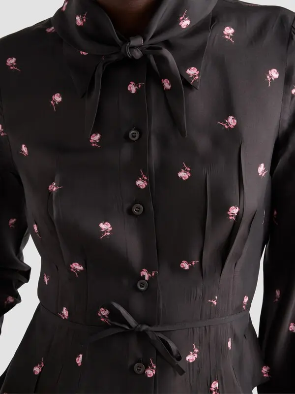 Prada Washed Silk Shirt