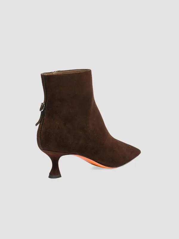 Santoni Giulie 55mm Suede Booties