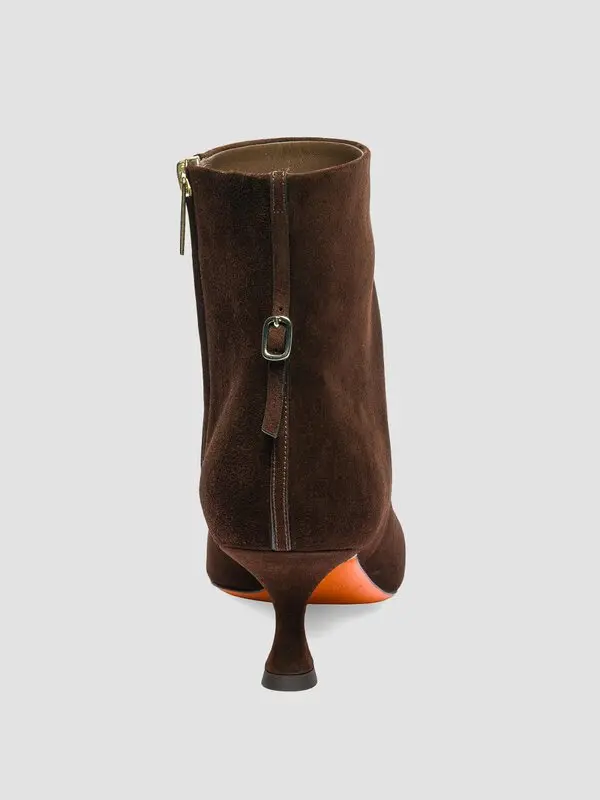 Santoni Giulie 55mm Suede Booties