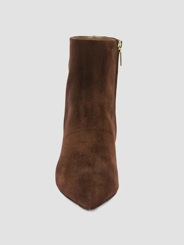 Santoni Giulie 55mm Suede Booties
