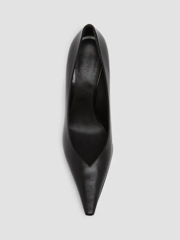 Bottega Veneta Scaletta 90mm Leather Wedge Pumps