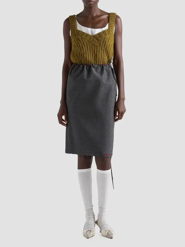 Prada Wool And Alpaca Top