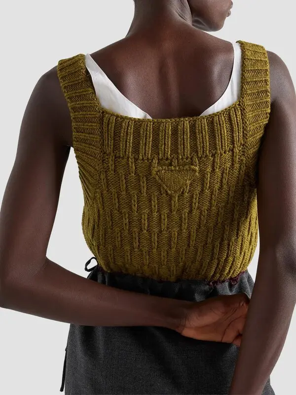 Prada Wool And Alpaca Top