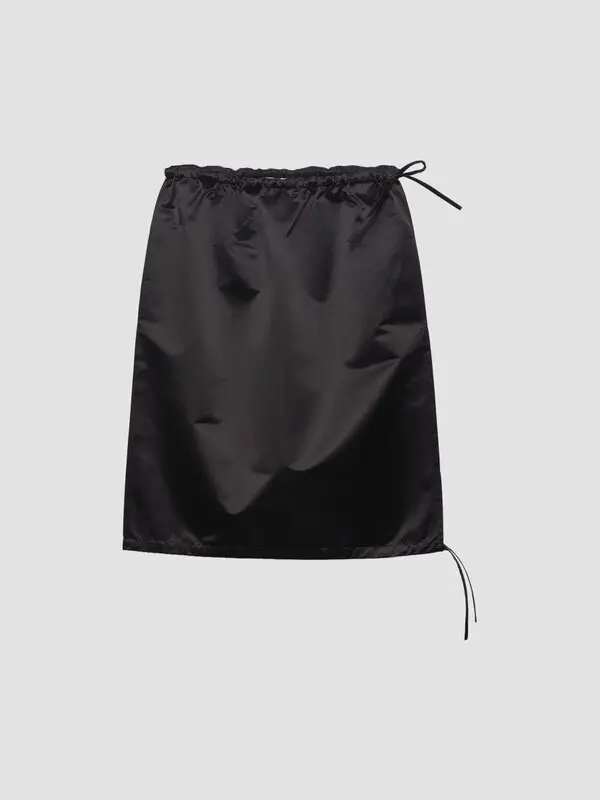Prada Satin Skirt - Black