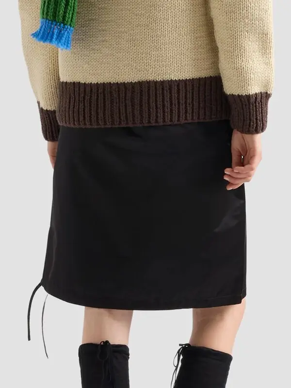 Prada Satin Skirt - Black