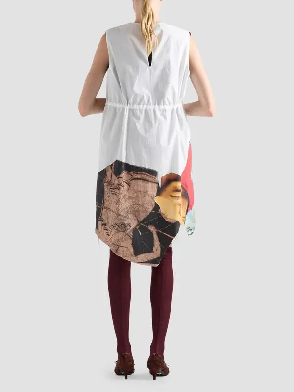 Prada Printed Compact Fabric Dress