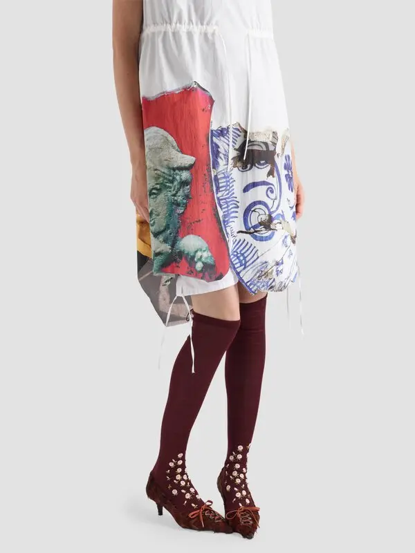 Prada Printed Compact Fabric Dress