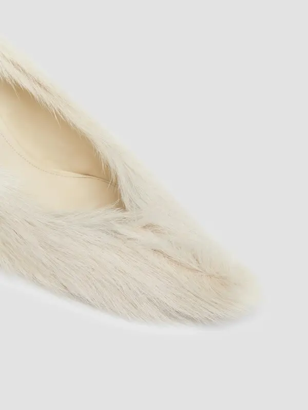 Bottega Veneta Scaletta 90mm Shearling Pumps
