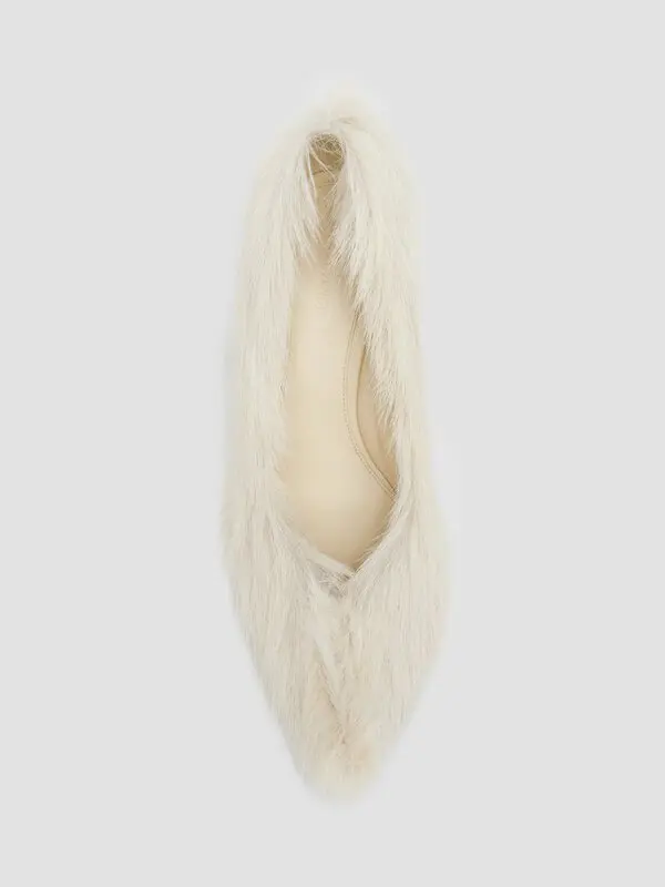 Bottega Veneta Scaletta 90mm Shearling Pumps