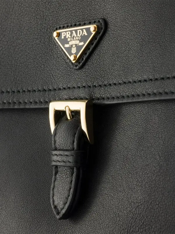 Prada Nappa Leather Smartphone Holder - Black