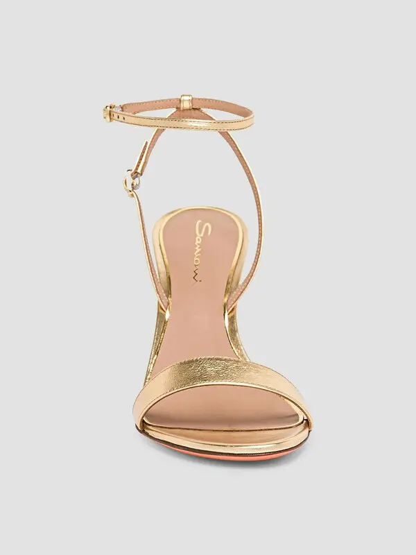 Santoni 40mm Patent Leather Sandals