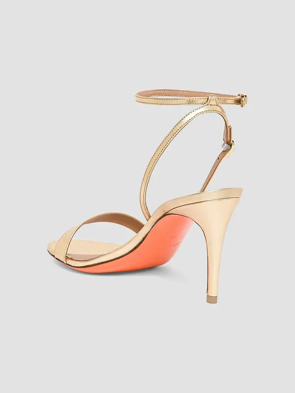 Santoni 40mm Patent Leather Sandals