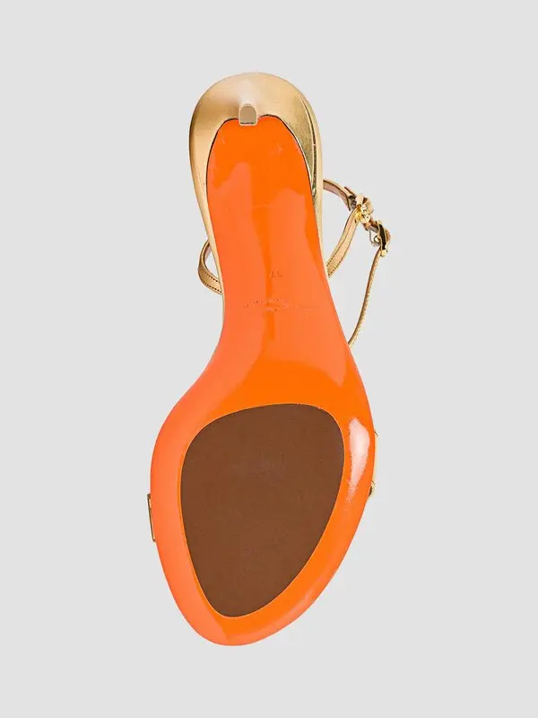 Santoni 40mm Patent Leather Sandals
