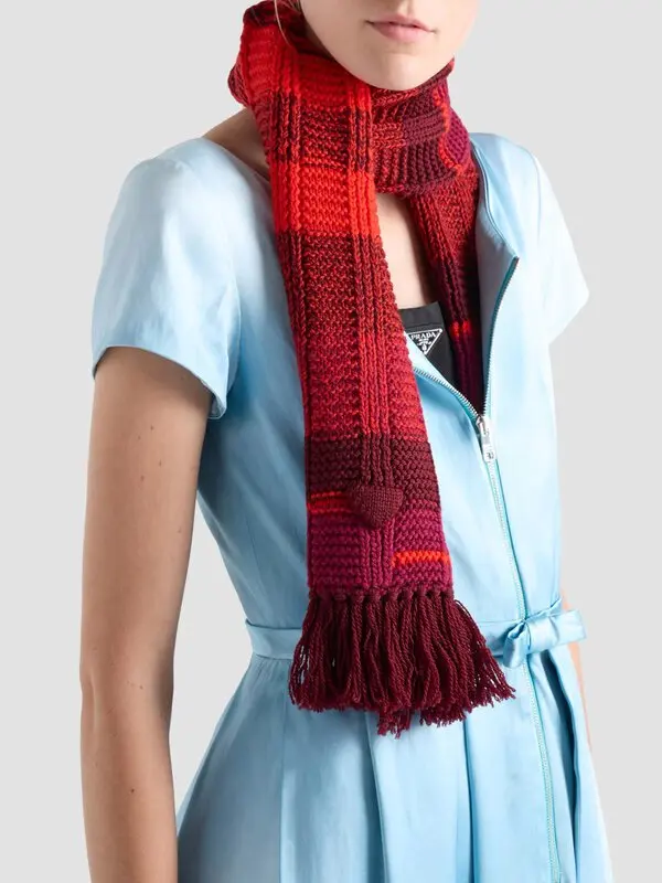 Prada Washed Silk Duchesse Dress