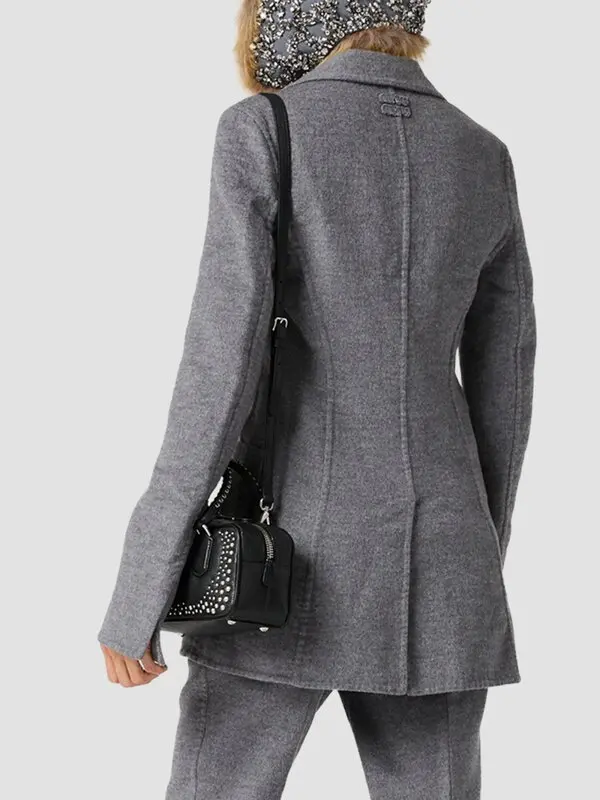 Miu Miu Single-breasted Double Wool Jacket