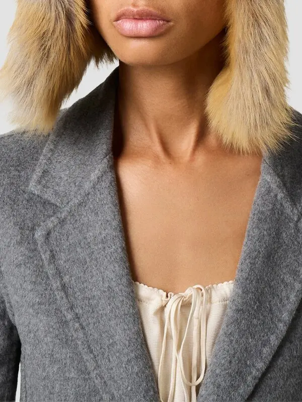 Miu Miu Single-breasted Double Wool Jacket