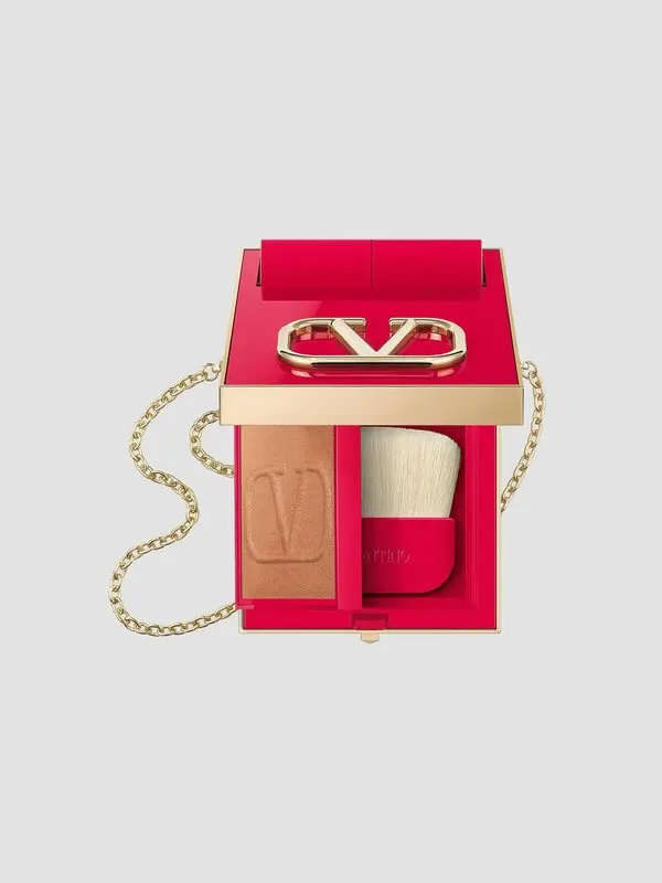 Valentino Garavani Go-clutch Refillable Compact Powder - 04 Medium Deep