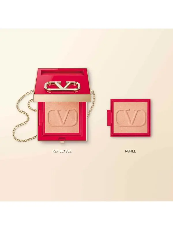 Valentino Garavani Go-clutch Refillable Compact Powder - 04 Medium Deep