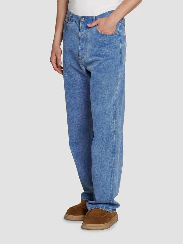 Marni Denim Wide-leg Trousers
