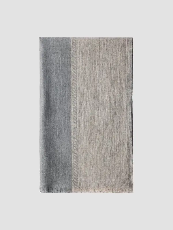 Prada Wool And Silk Stole - Grey