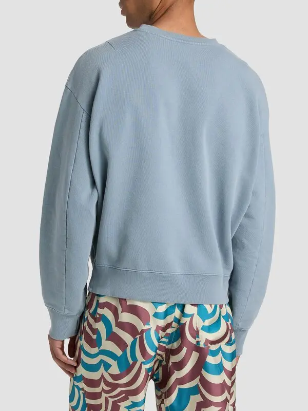 Marni Gart-dyed Cotton Crewneck Sweatshirt