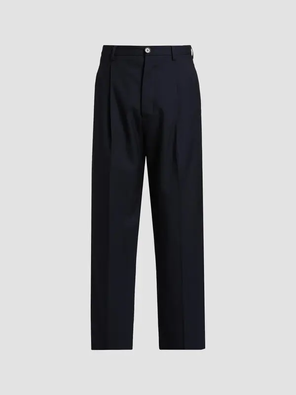 Marni Pleated Tropical Wool Pants