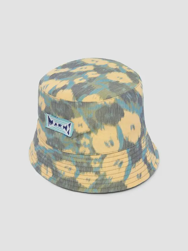 Marni Floral Bucket Hat - Cobalt