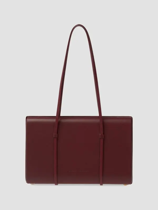 Carolina Herrera Luci Leather Shoulder Bag - Rioja