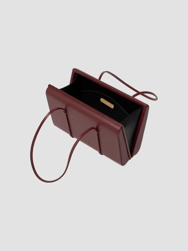 Carolina Herrera Luci Leather Shoulder Bag - Rioja