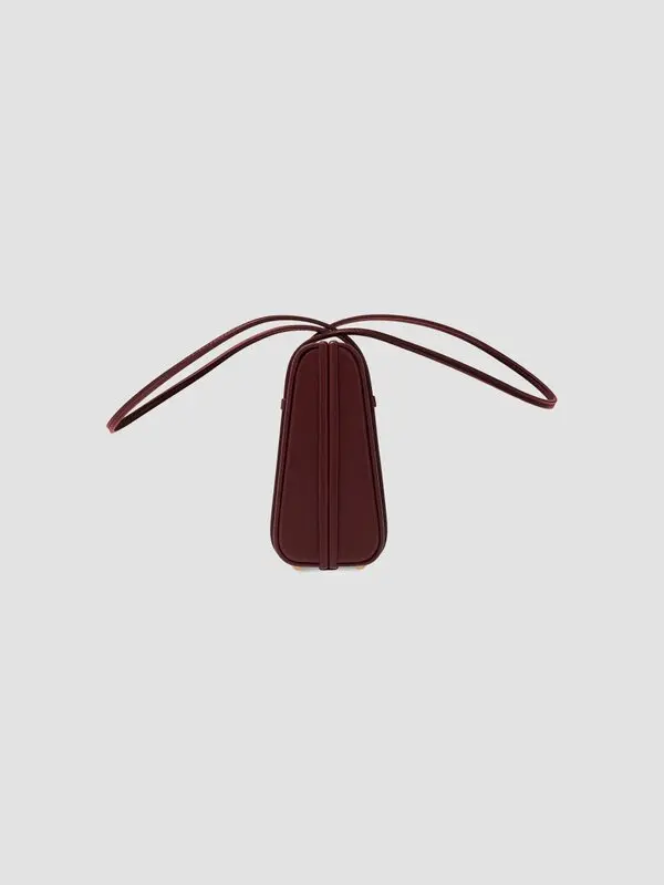 Carolina Herrera Luci Leather Shoulder Bag - Rioja