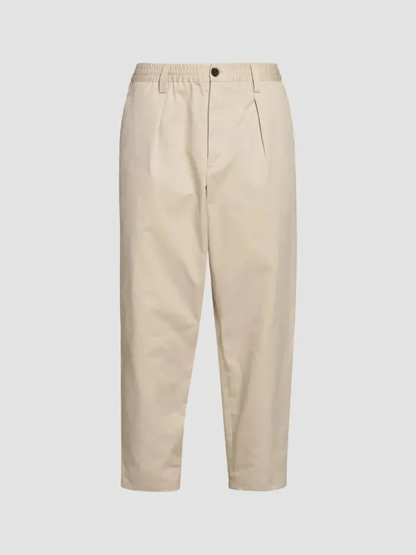 Marni Cotton Gabardine Crop Trousers