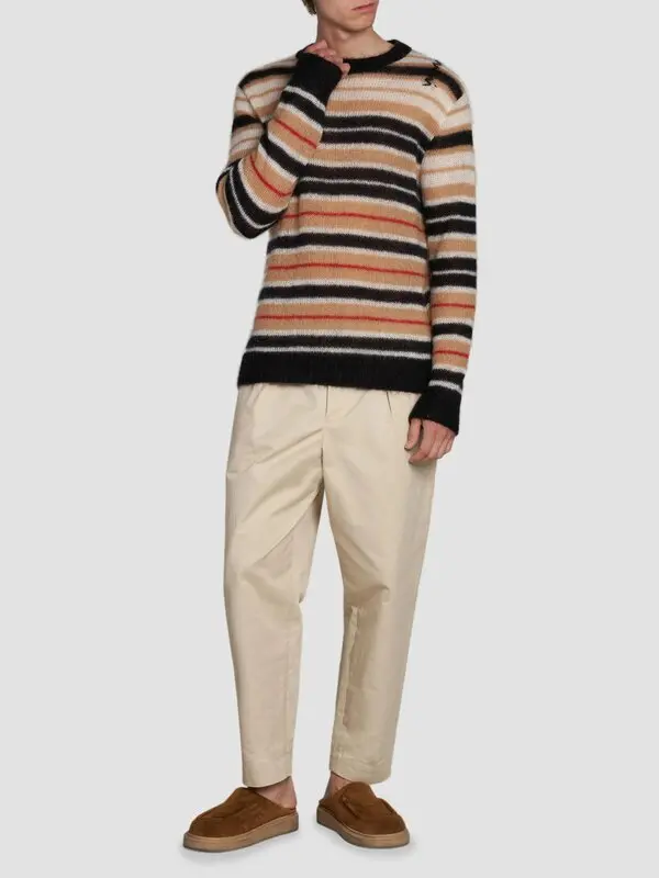 Marni Cotton Gabardine Crop Trousers