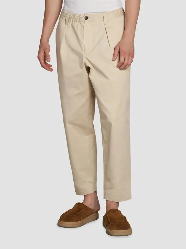Marni Cotton Gabardine Crop Trousers
